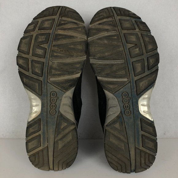 Abeo | Shoes | Abeo Womens Size 9 Petra Pro Black Textile Laceup Breathable Walking Sneakers ...